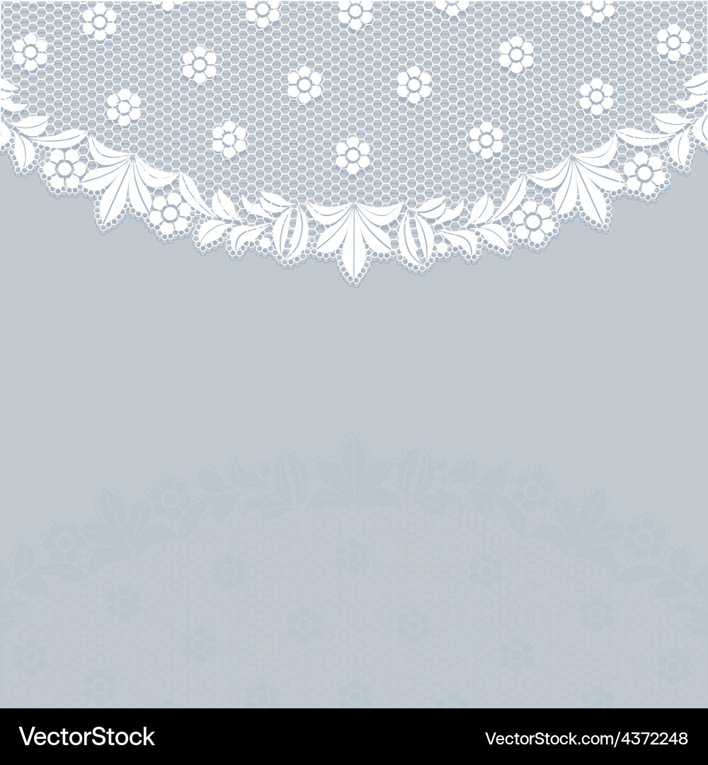 Lace border Royalty Free Vector Image - VectorStock