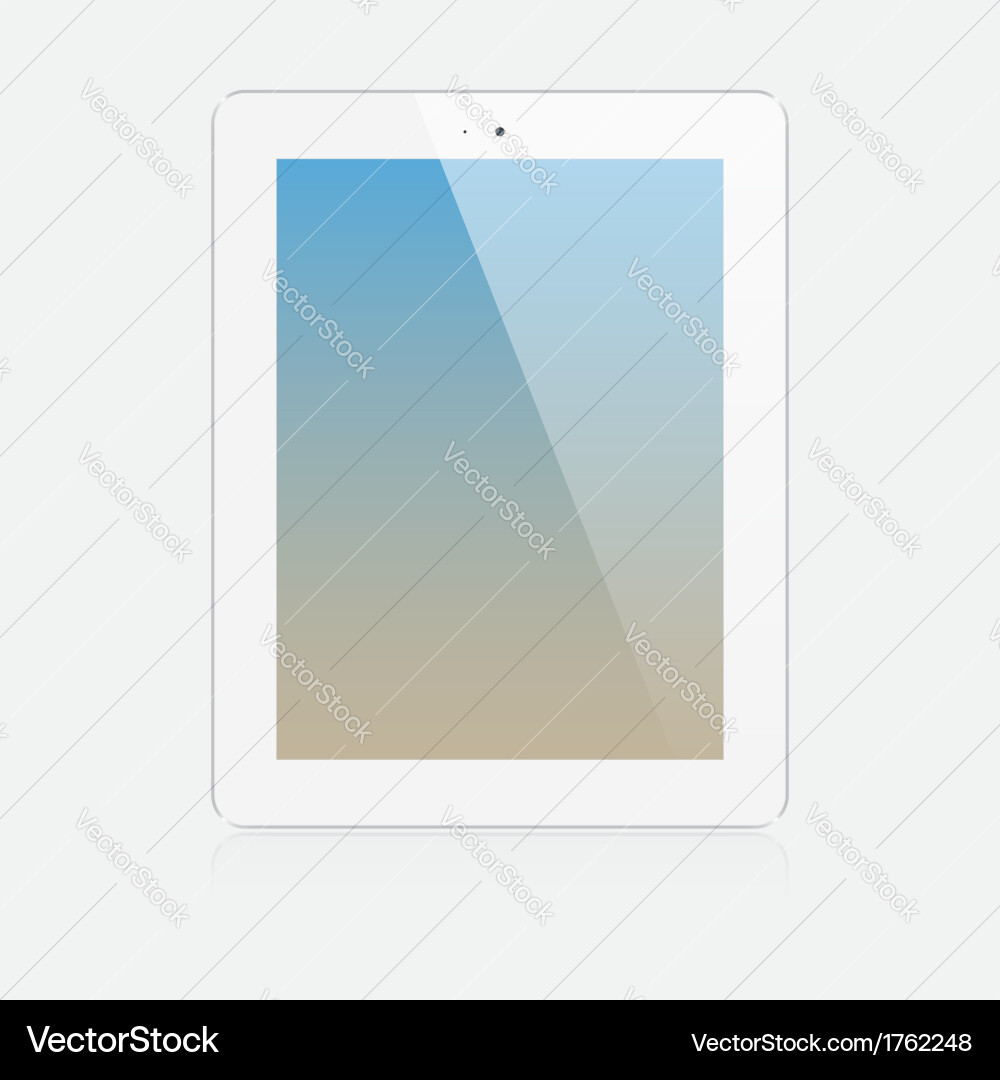 Realistic tablet Royalty Free Vector Image - VectorStock