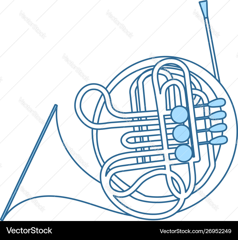 Horn icon Royalty Free Vector Image - VectorStock