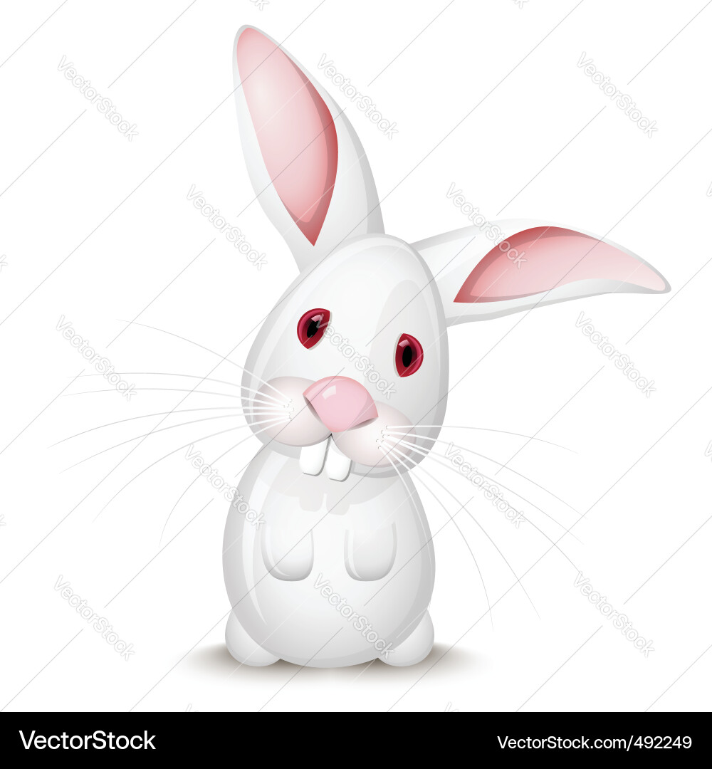 Little rabbit Royalty Free Vector Image - VectorStock