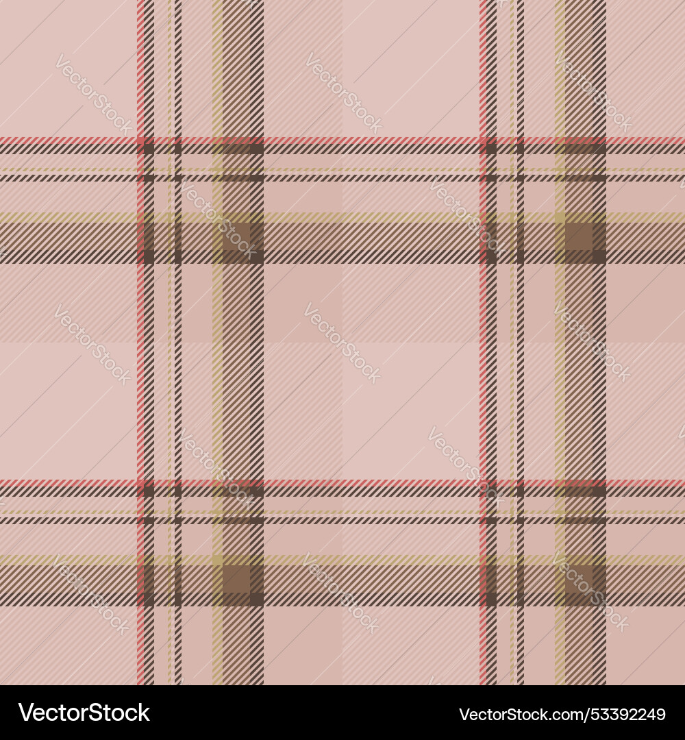 Plaid seamless pattern check fabric texture Vector Image