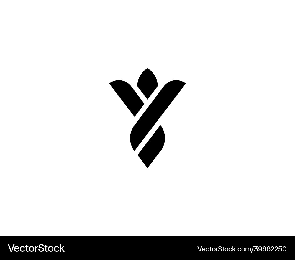 Abstract flower bud logo icon design universal Vector Image