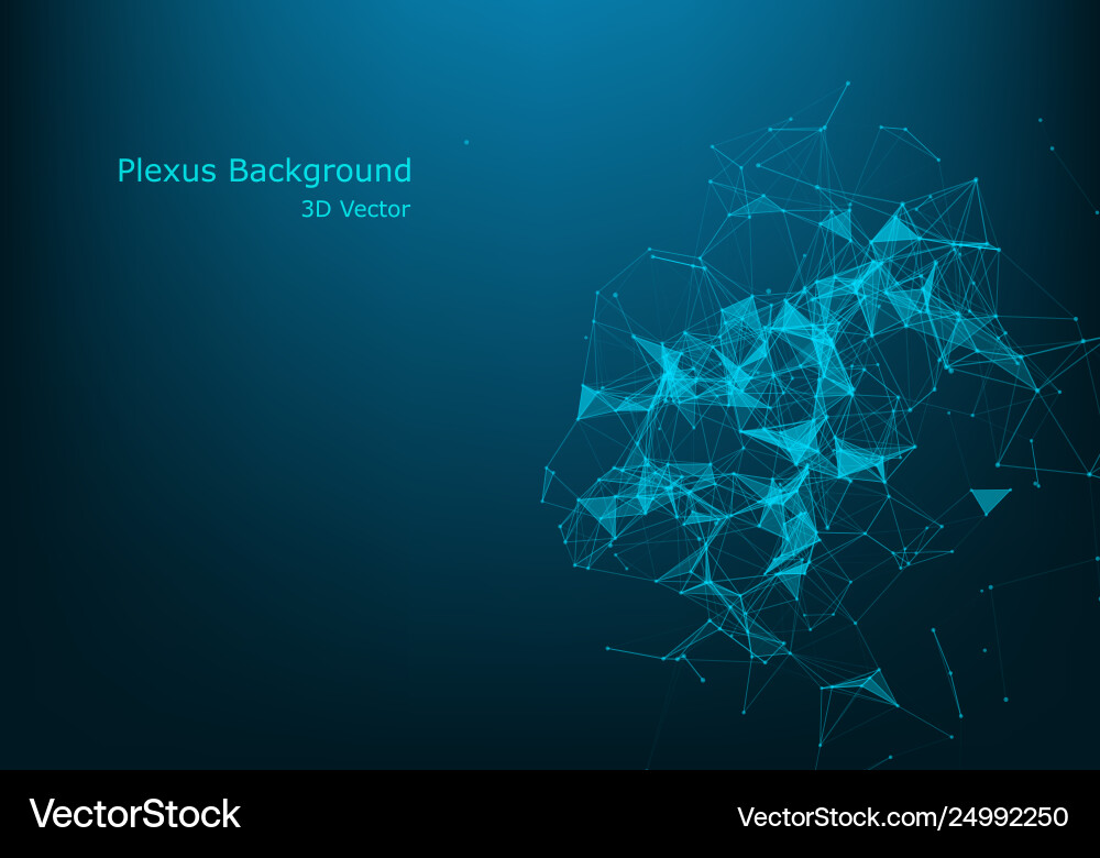 Abstract futuristic digital landscape Royalty Free Vector