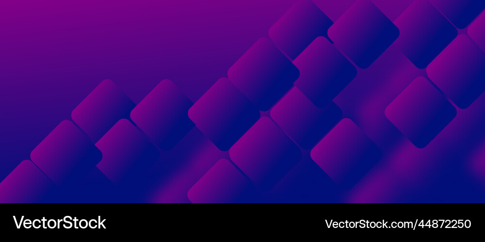 Abstract purple and blue square background Vector Image