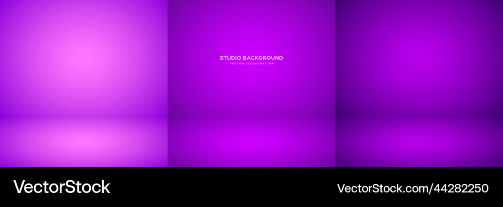 Empty violet studio abstract backgrounds Vector Image