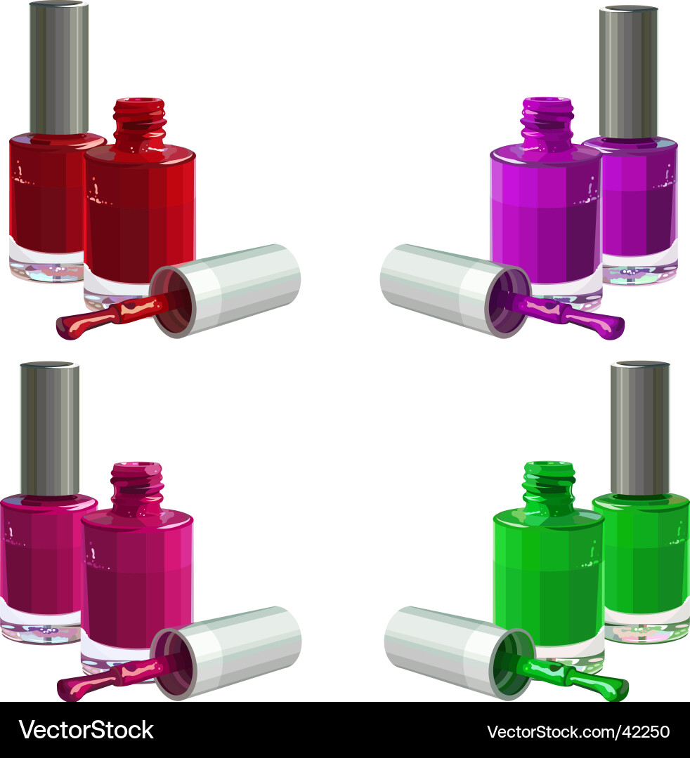Nail polish Royalty Free Vector Image - VectorStock