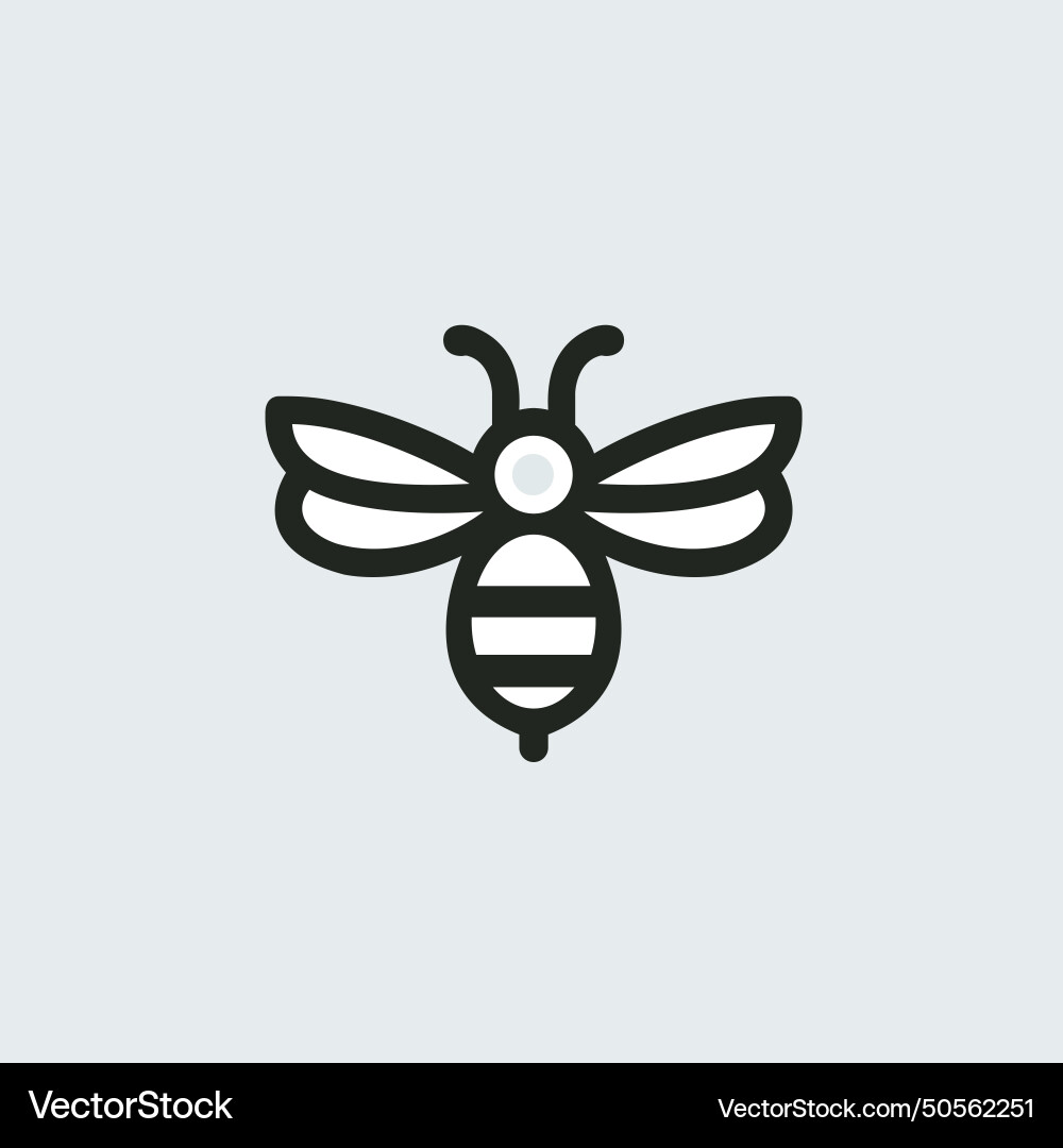 Bee Royalty Free Vector Image - VectorStock