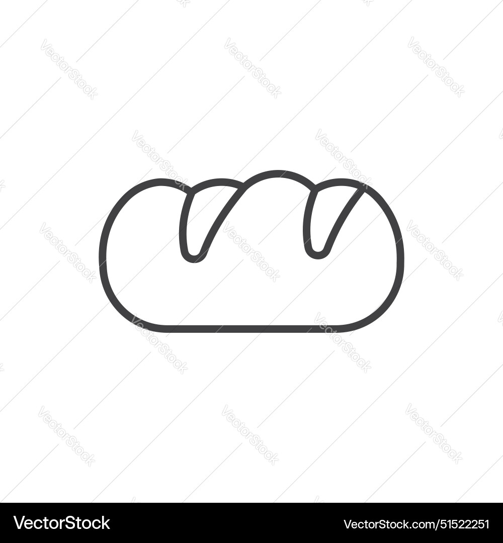Bread icon Royalty Free Vector Image - VectorStock