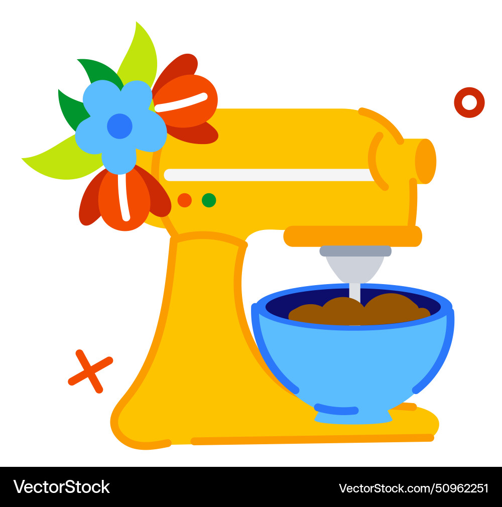 Electric mixer Royalty Free Vector Image - VectorStock