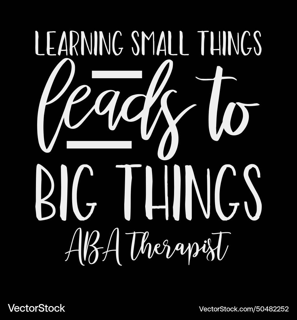 Autism teacher aba therapist Royalty Free Vector Image