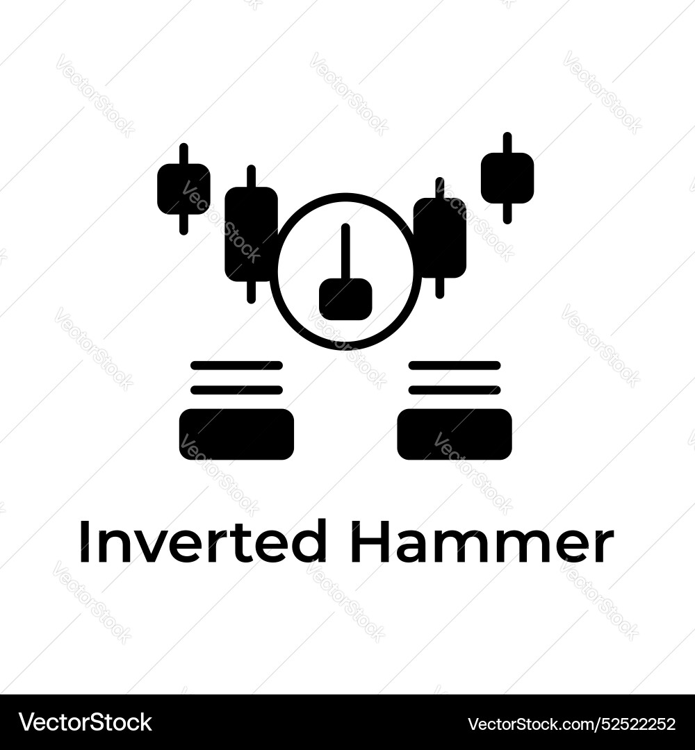 Inverted hammer Royalty Free Vector Image - VectorStock