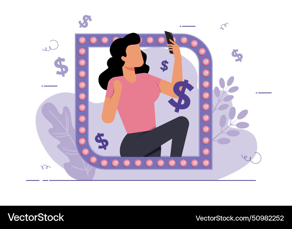 Successful woman Royalty Free Vector Image - VectorStock