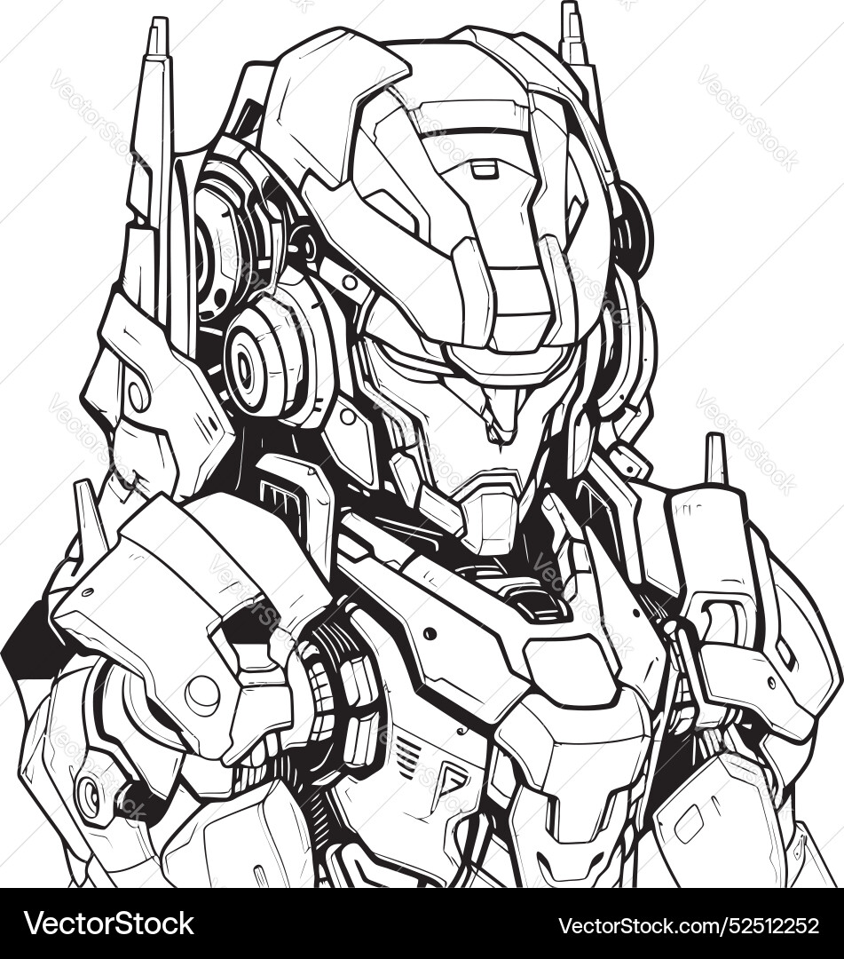 Synthetic spectrum coloring page element Vector Image