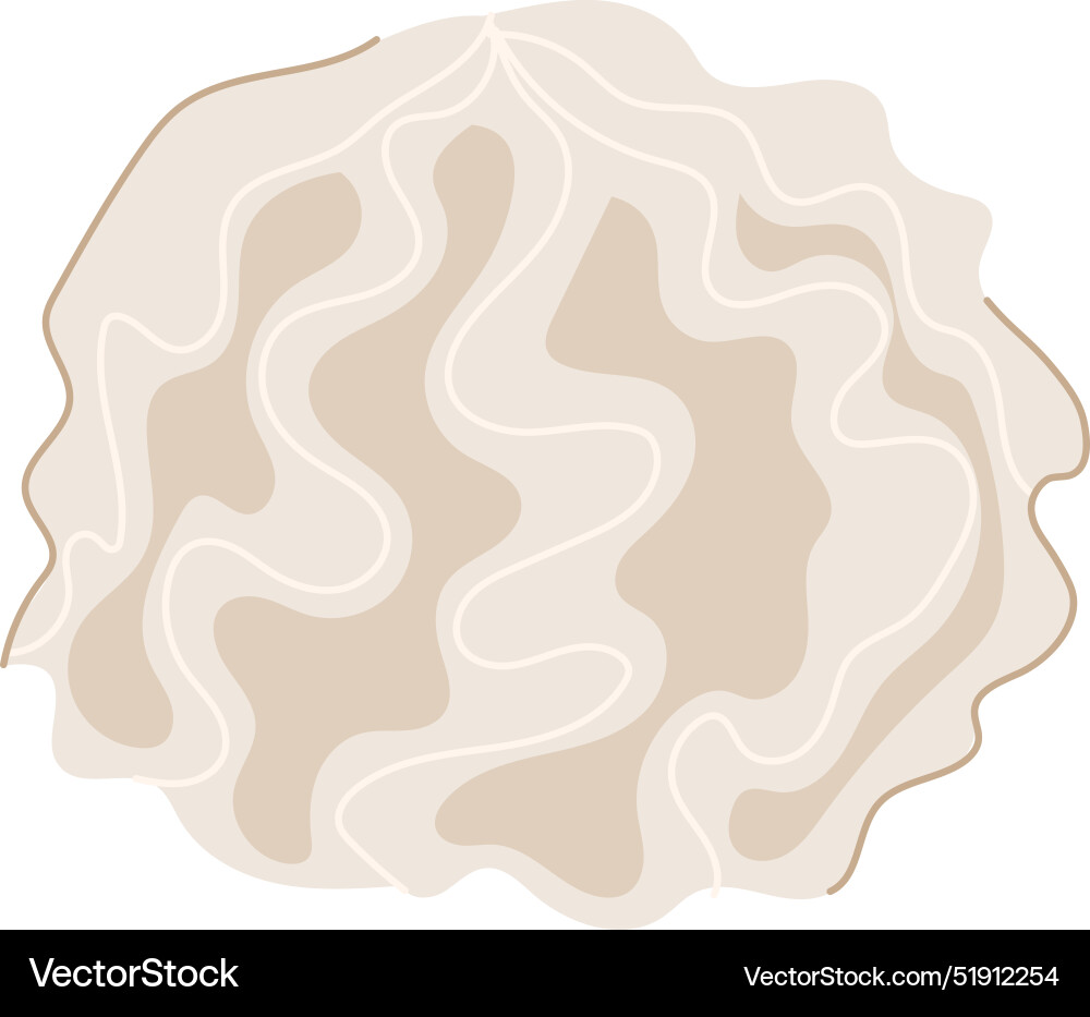 Creme Meringue Cartoon Royalty Free Vector Image