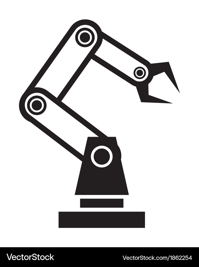 Robot hand Royalty Free Vector Image - VectorStock