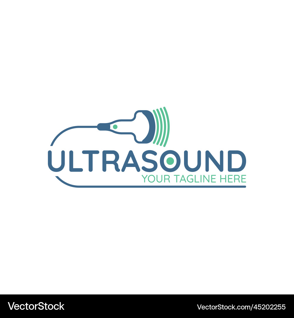 Ultrasound logo image Royalty Free Vector Image