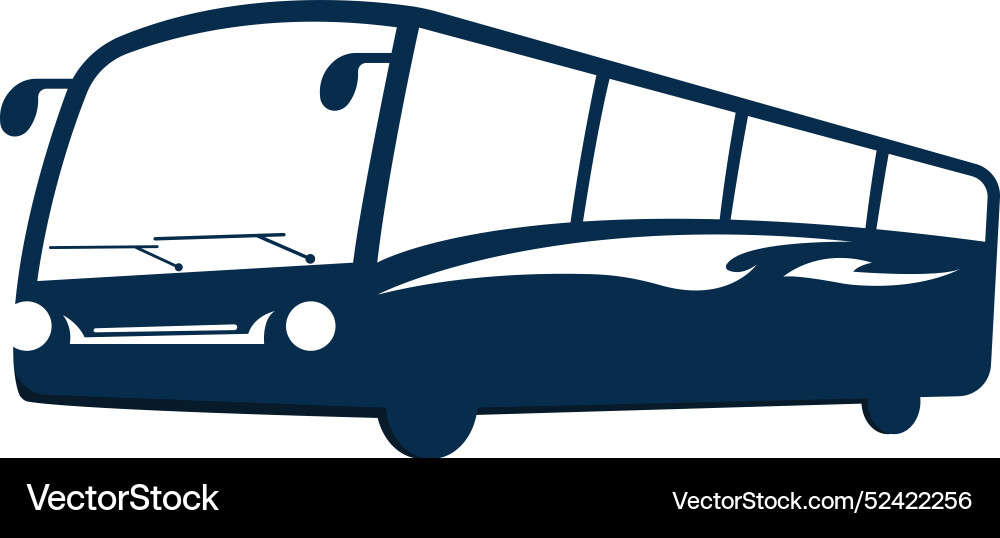 Bus travel logo Royalty Free Vector Image - VectorStock