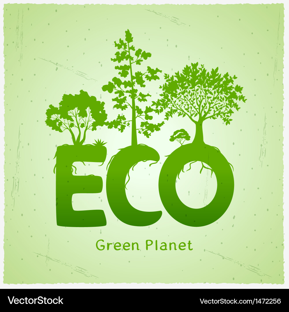 Eco Royalty Free Vector Image - VectorStock
