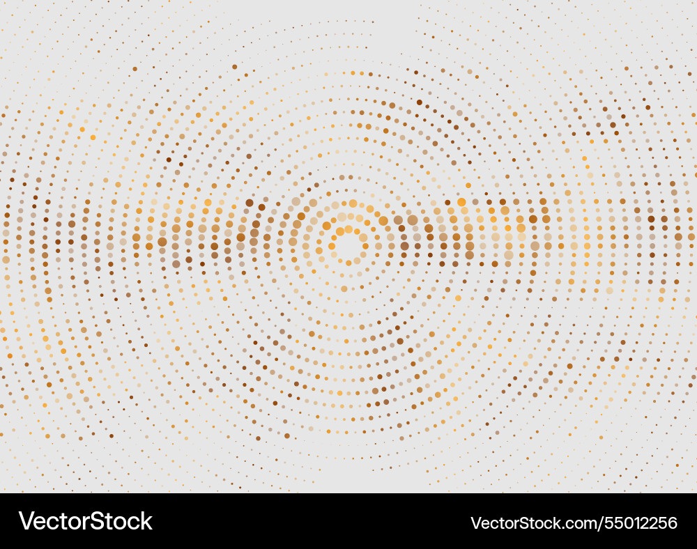 Futuristic minimal tech golden orange halftones Vector Image