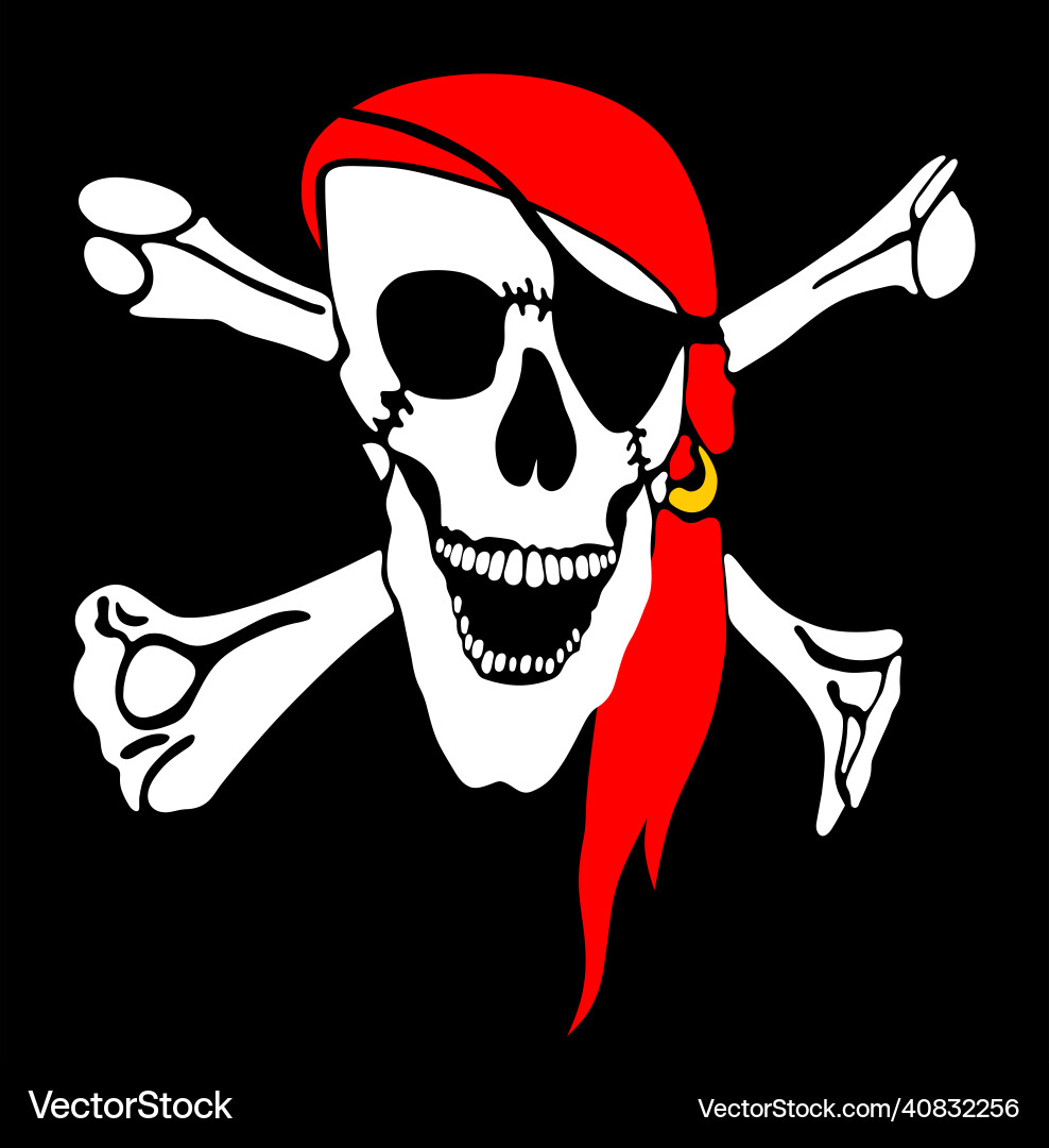 Pirate sign Royalty Free Vector Image - VectorStock