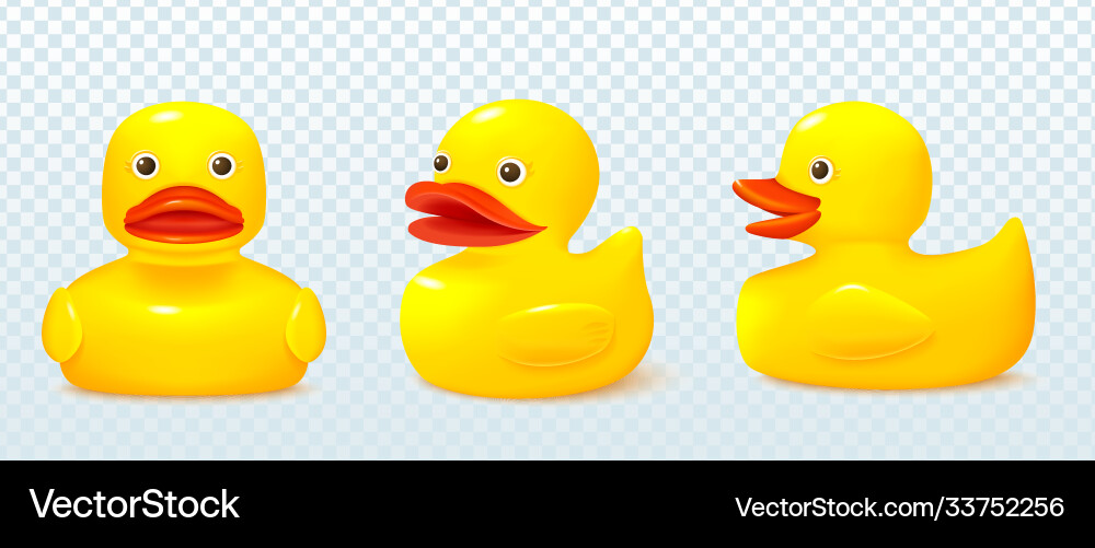 Rubber duck Royalty Free Vector Image - VectorStock