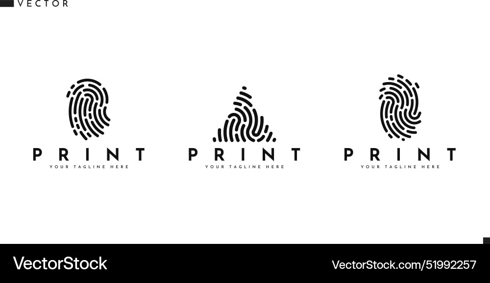 Abstract fingerprint sign Royalty Free Vector Image