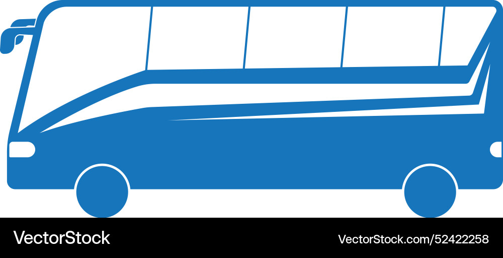 Bus travel logo Royalty Free Vector Image - VectorStock