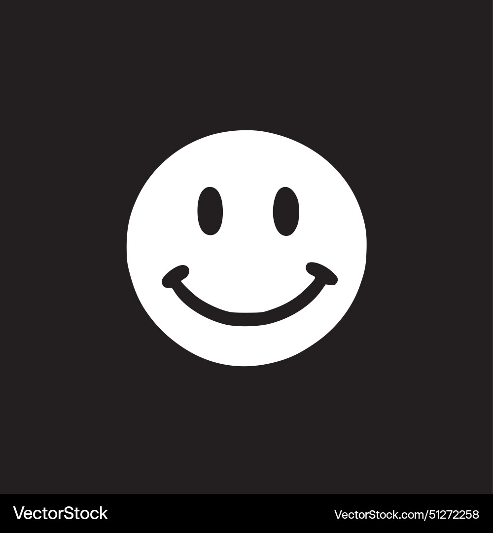 Simple Smiley Face Icon Royalty Free Vector Image