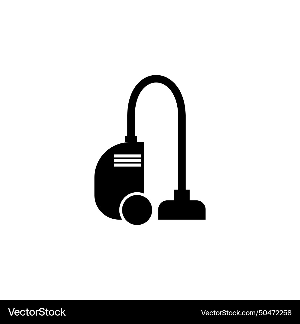 Vacuum cleaner flat icon Royalty Free Vector Image