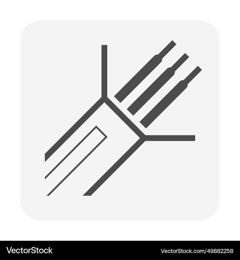 Welding electrode icon Royalty Free Vector Image