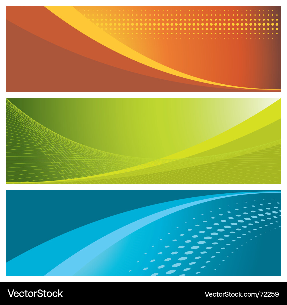 Colorful banners Royalty Free Vector Image - VectorStock