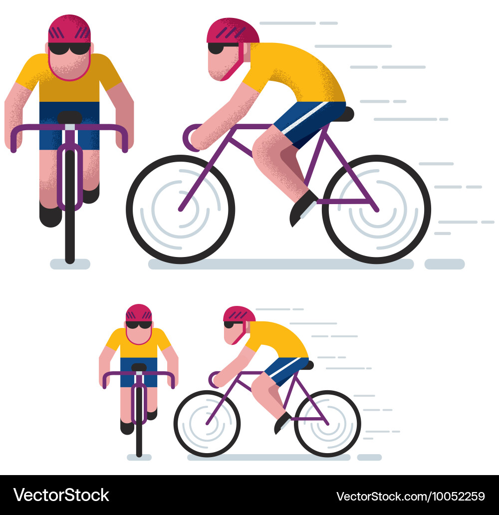 Cycling Royalty Free Vector Image - VectorStock