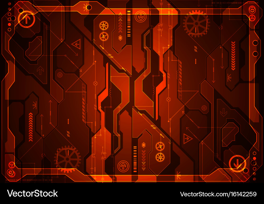 Digital Technology Background Royalty Free Vector Image