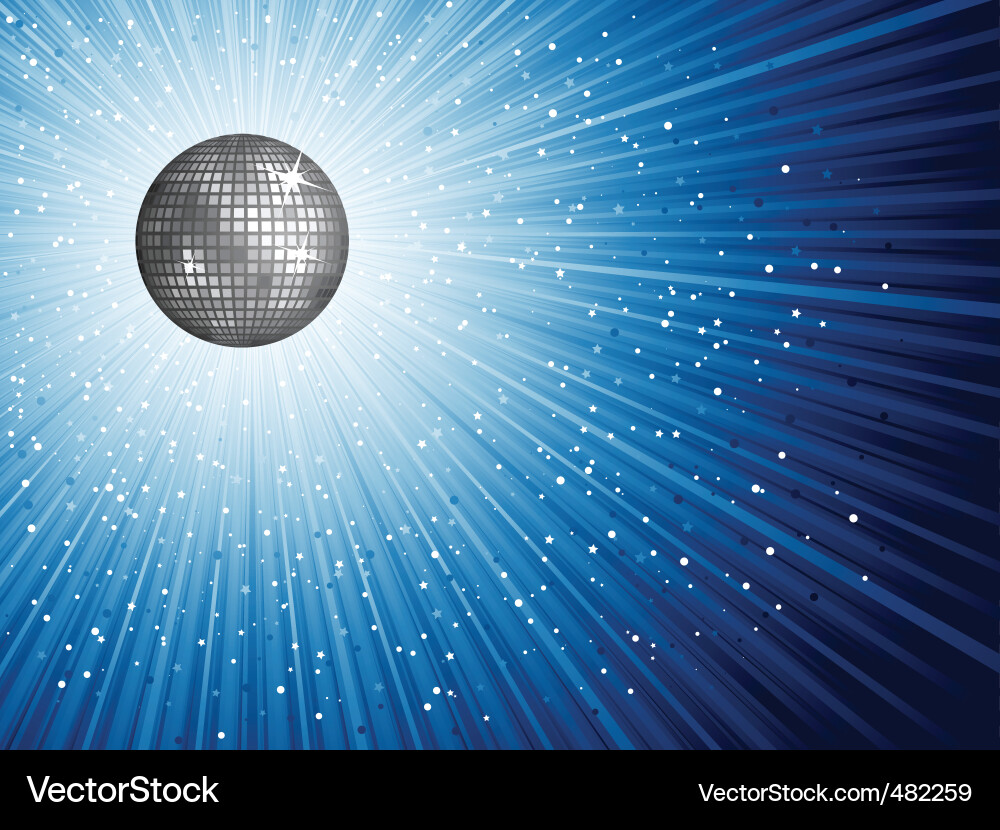 Disco background Royalty Free Vector Image - VectorStock
