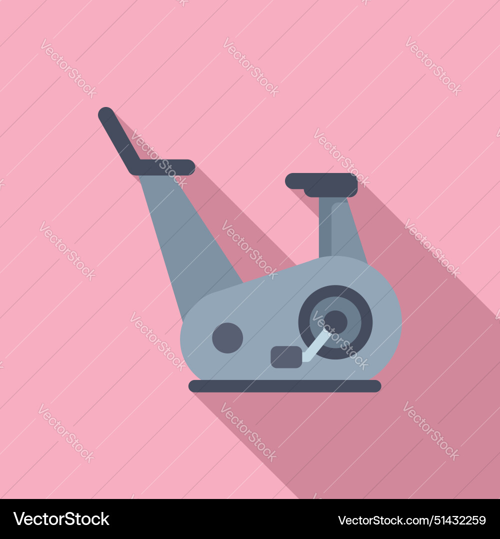 Modern stationary exercise bike Royalty Free Vector Image
