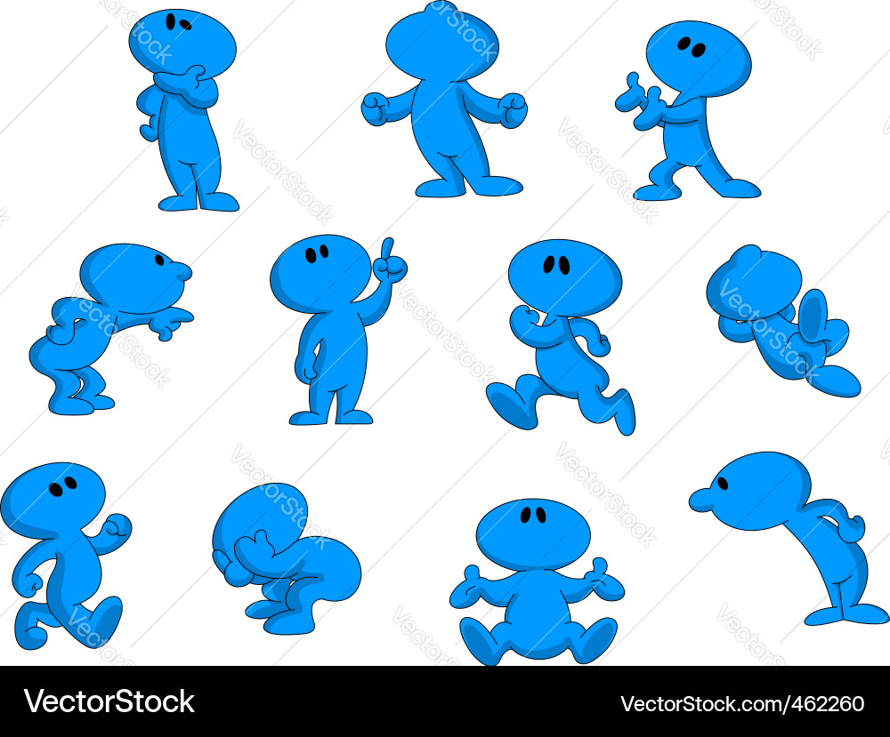 Cartoon character Royalty Free Vector Image - VectorStock