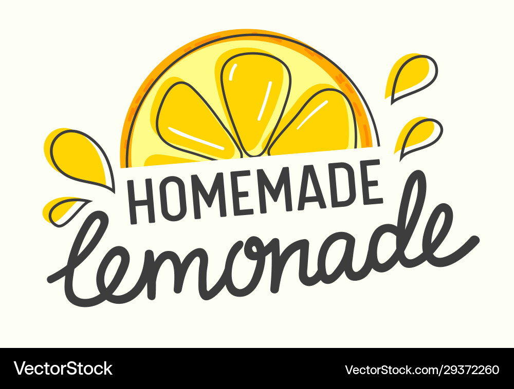 Fresh Lemonade Poster - Citrus Doodle Royalty Free Vector