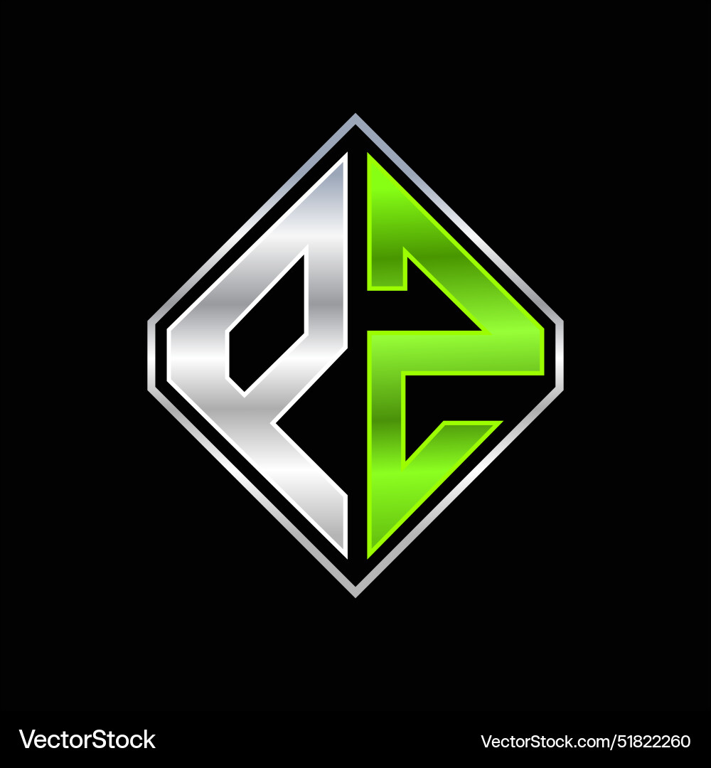 Ps letter icon logo design Royalty Free Vector Image