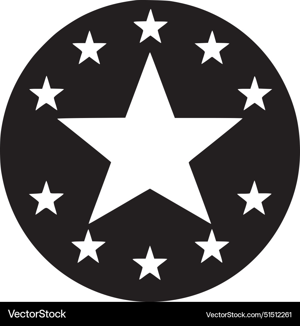 Euro - minimalist and flat logo Royalty Free Vector Image