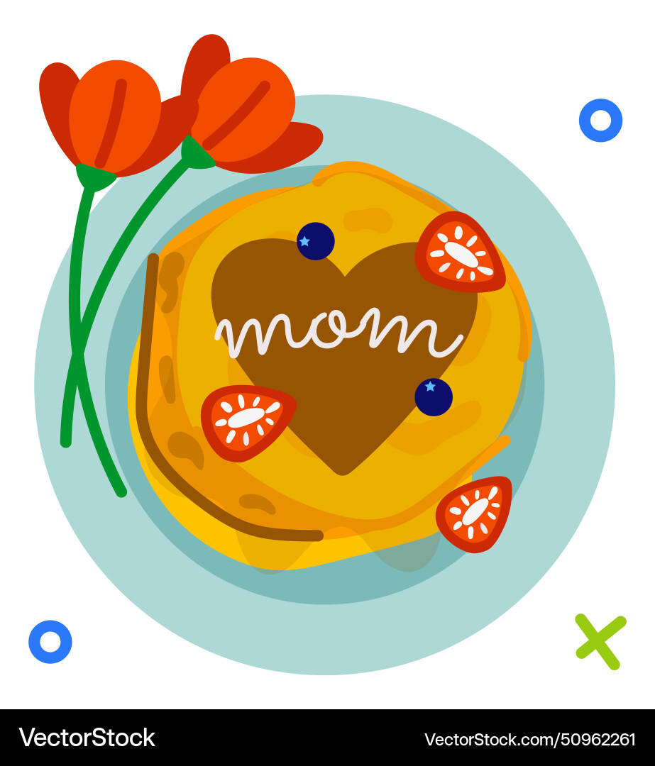 Pancakes Royalty Free Vector Image - VectorStock