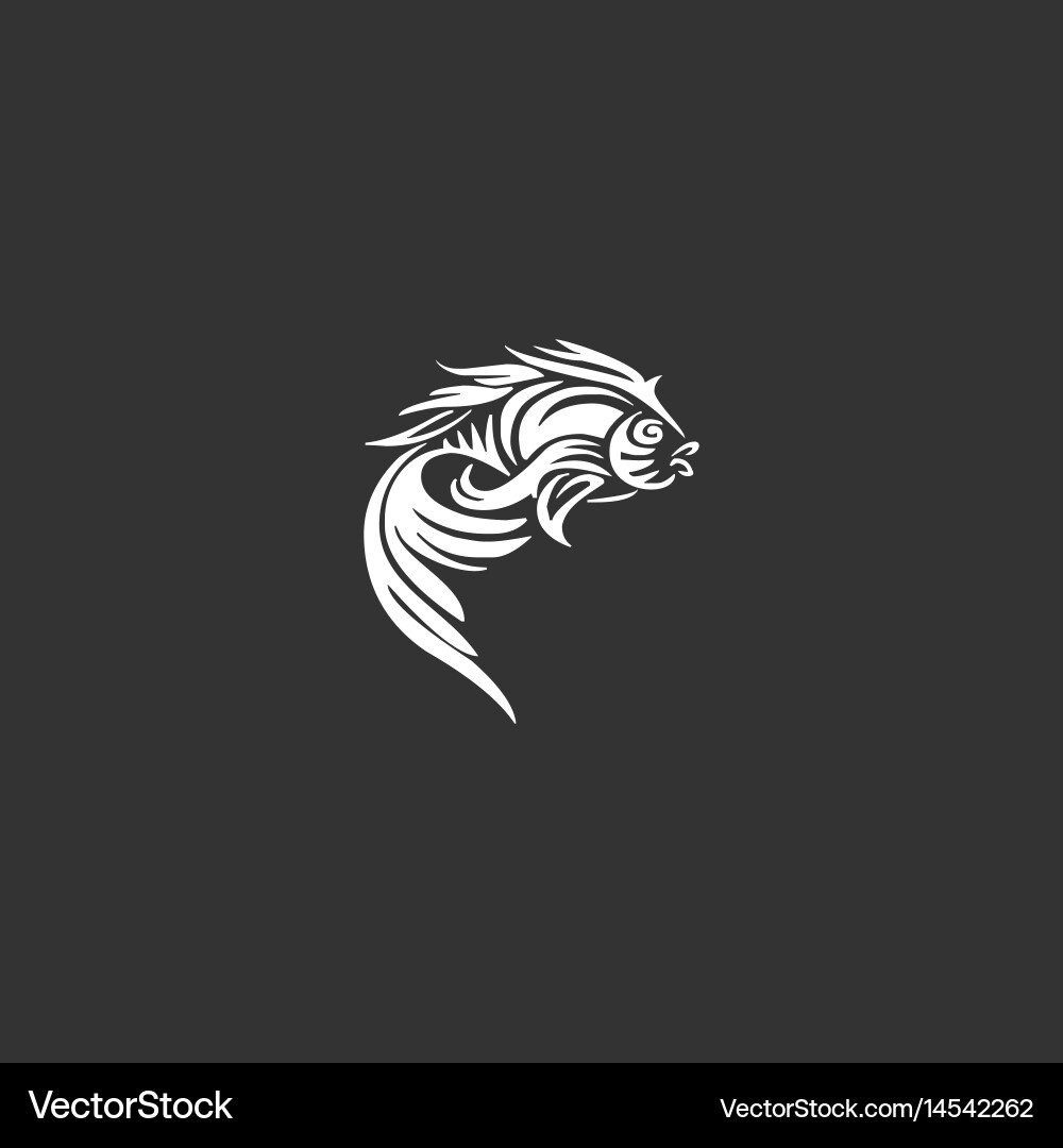 Fish from heaven Royalty Free Vector Image - VectorStock