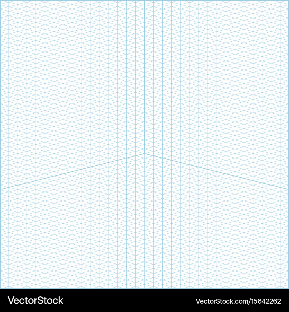 Isometric Grid Graph Paper – Royalty-Free Vector | VectorStock