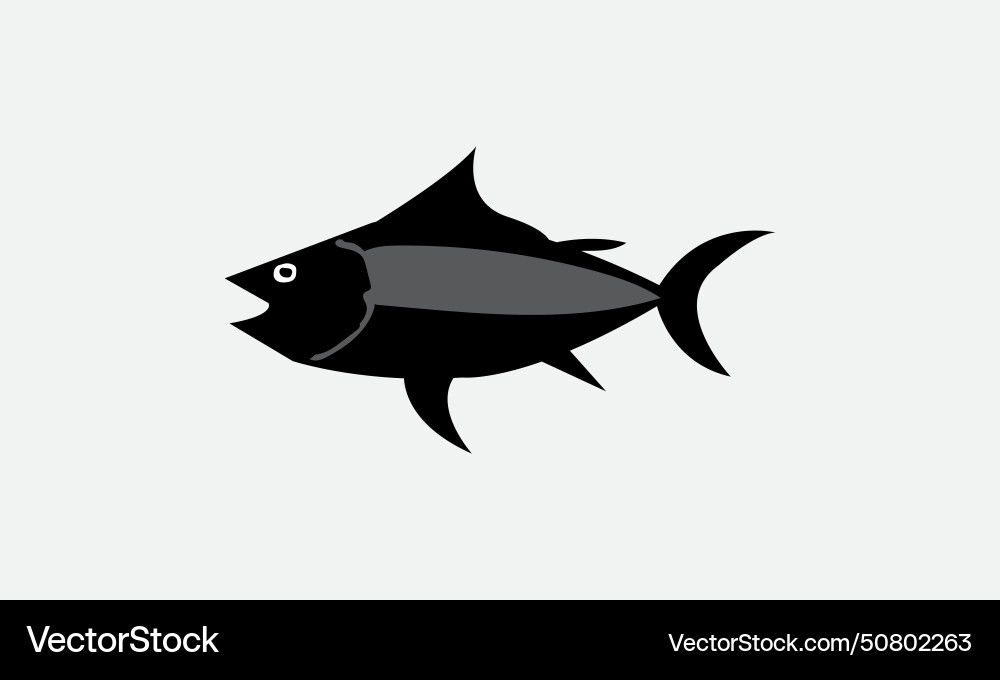 Blackfish a creative icon design Royalty Free Vector Image