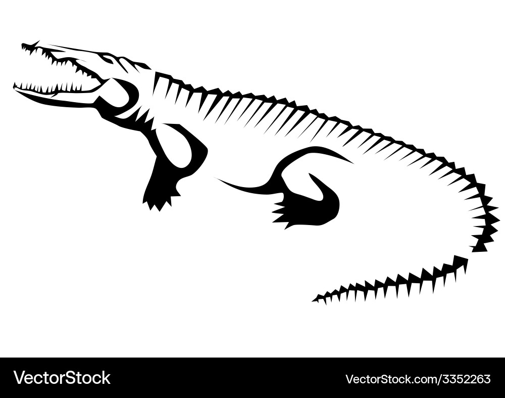Crocodile Royalty Free Vector Image - VectorStock