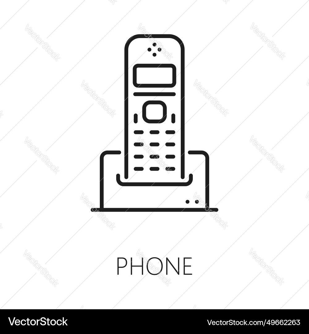 Room Service & Wake-Up Call Icon Royalty Free Vector