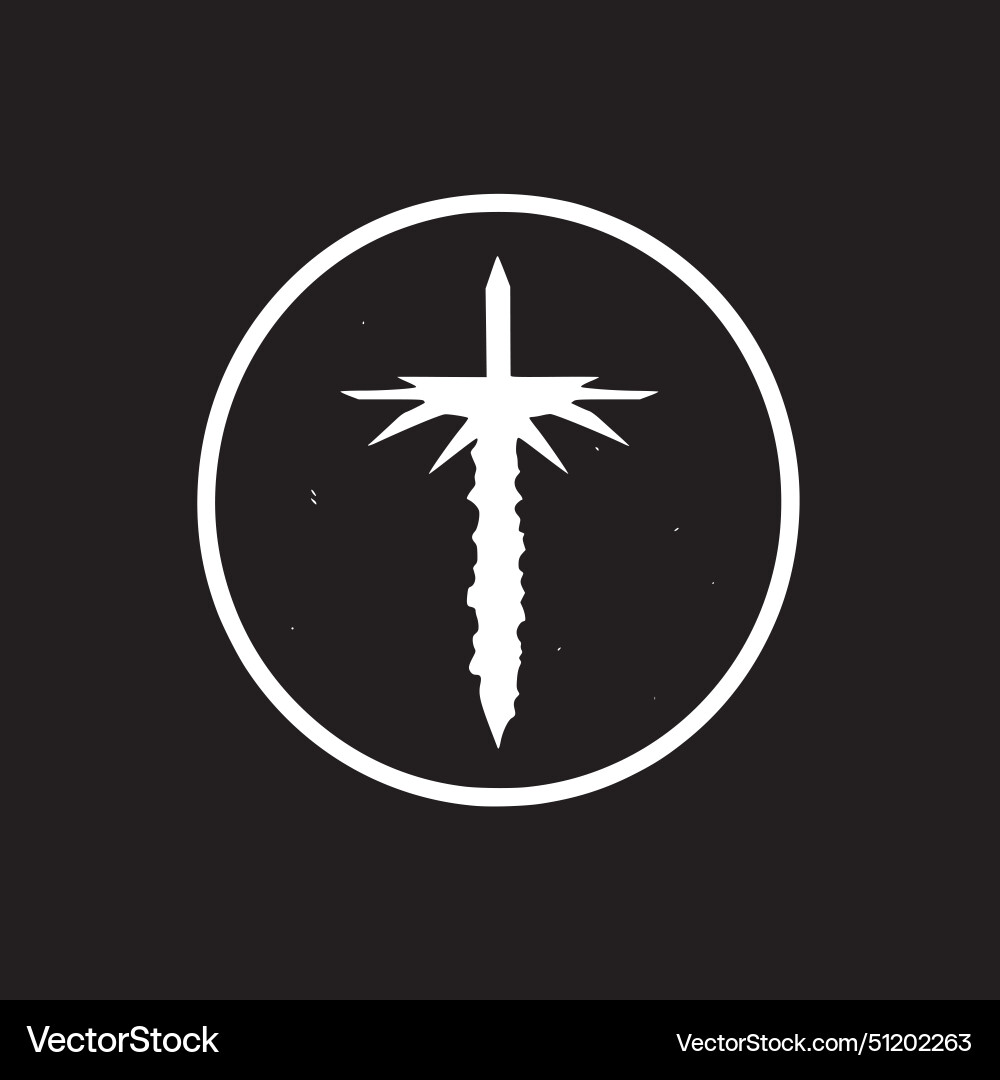 War - minimalist and flat logo Royalty Free Vector Image