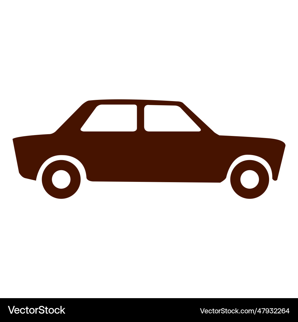 Car Transport Icon - Logistics Royalty Free Vector Image