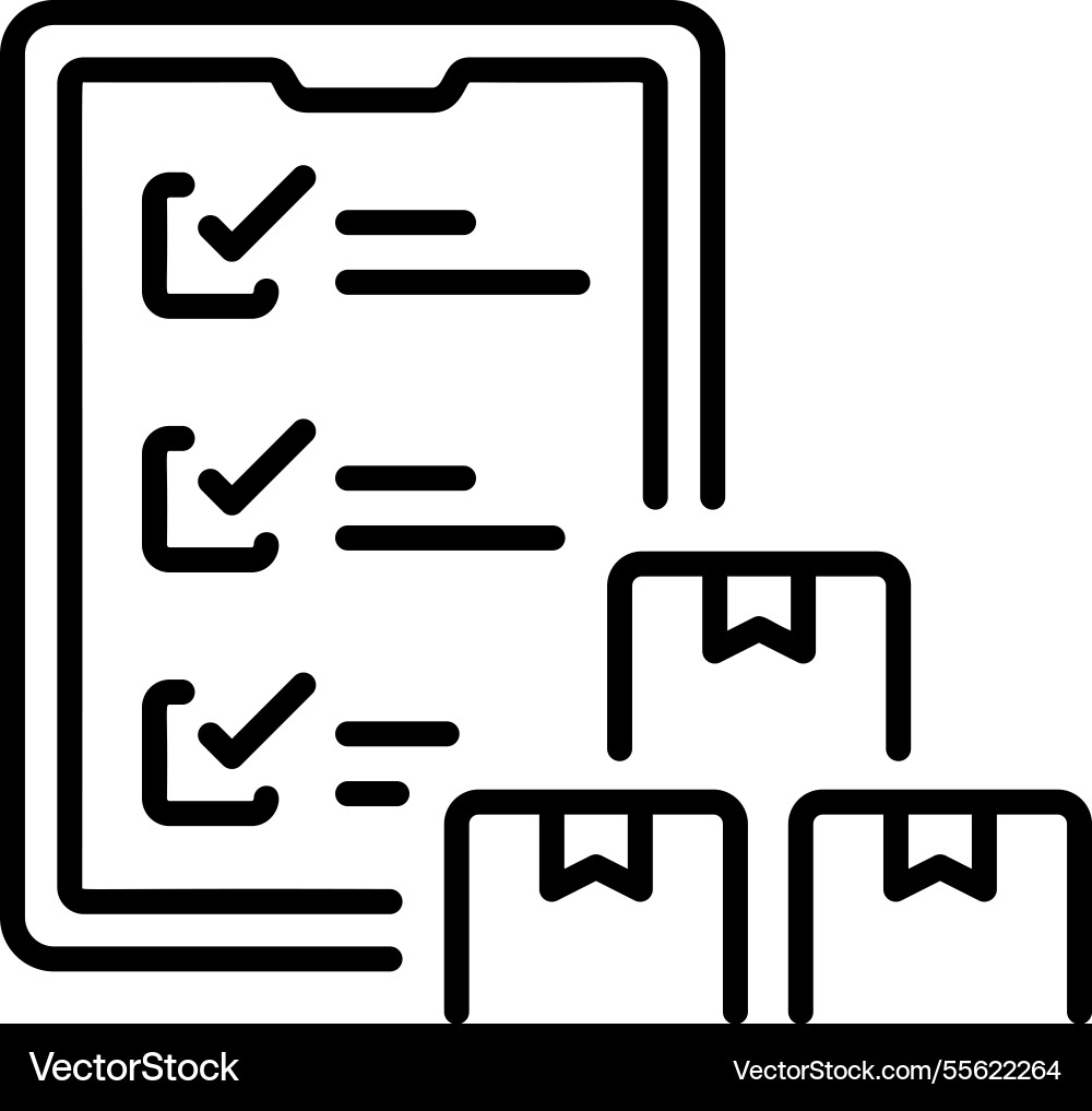 Inventory management Royalty Free Vector Image