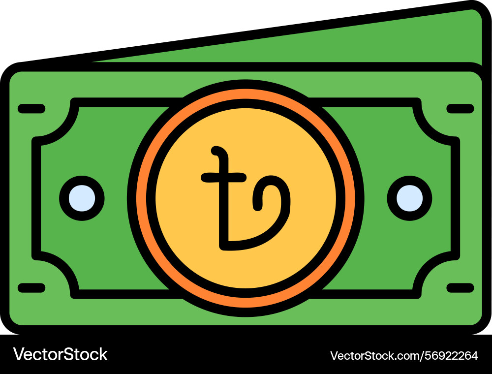Taka icon design Royalty Free Vector Image - VectorStock
