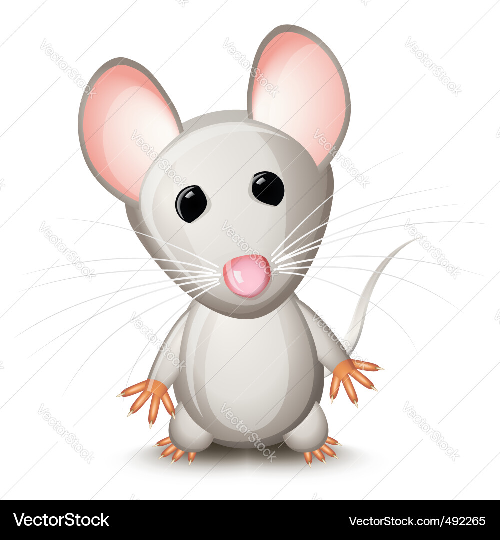 Cartoon mouse Royalty Free Vector Image - VectorStock